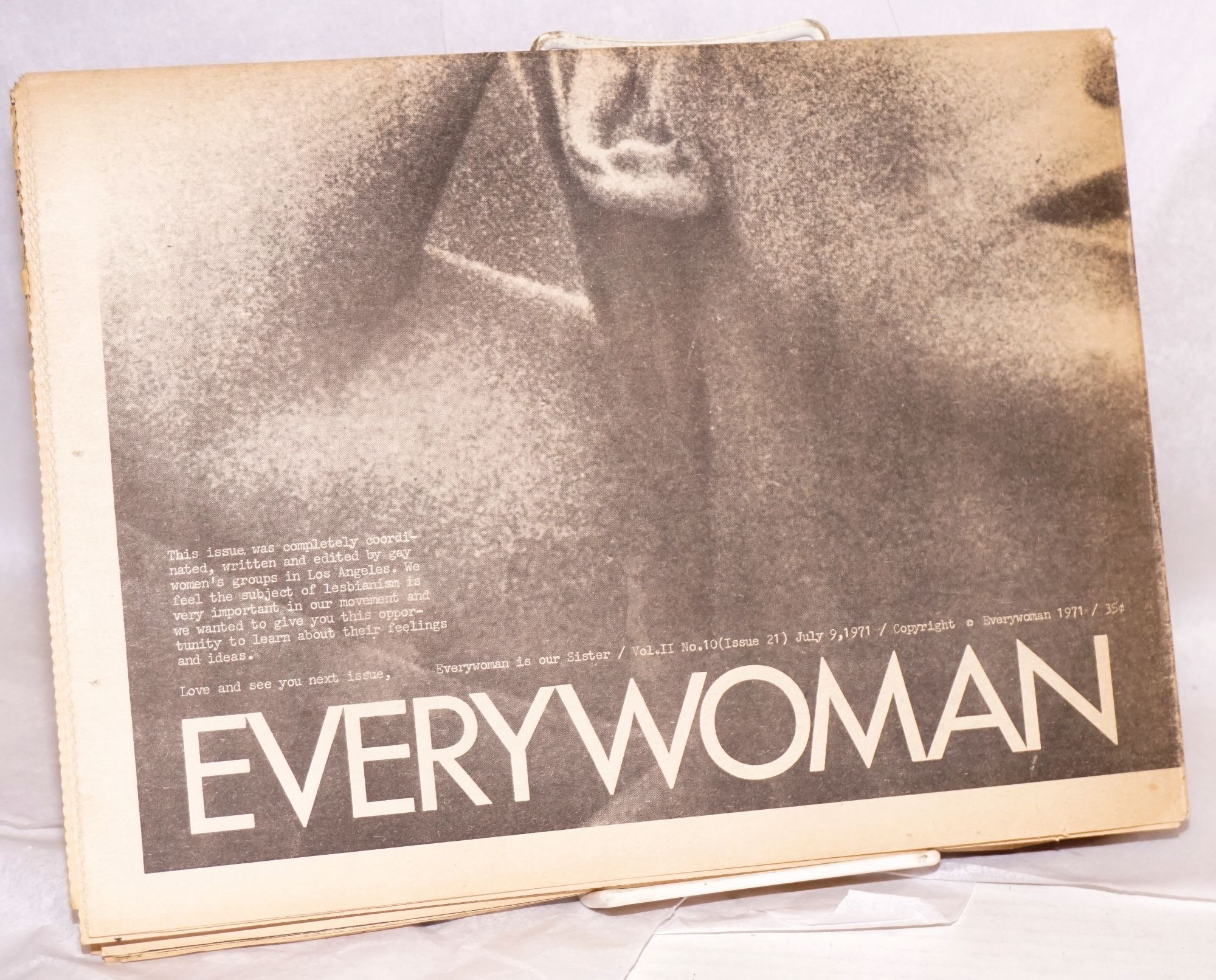 Everywoman vol. 2, no. 10 issue 21 July 9, 1971 aka Everywoman is our ...