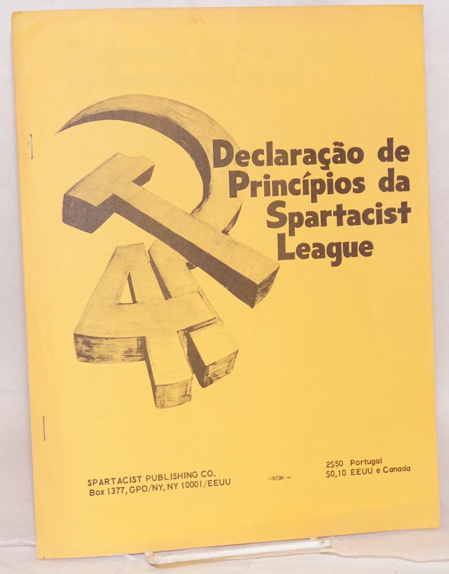 Declaraçao de princípios da Spartacist League | Spartacist League
