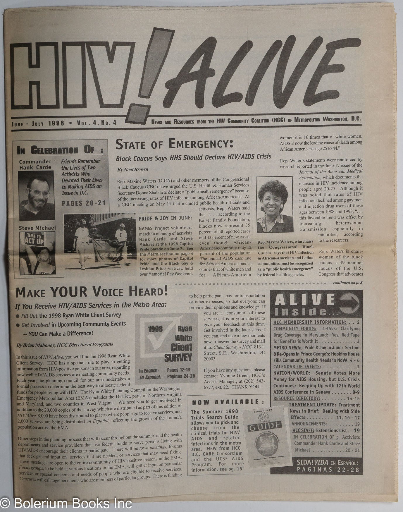 HIV!Alive/SIDA!Vida: news & resources from the HIV Community Coalition ...