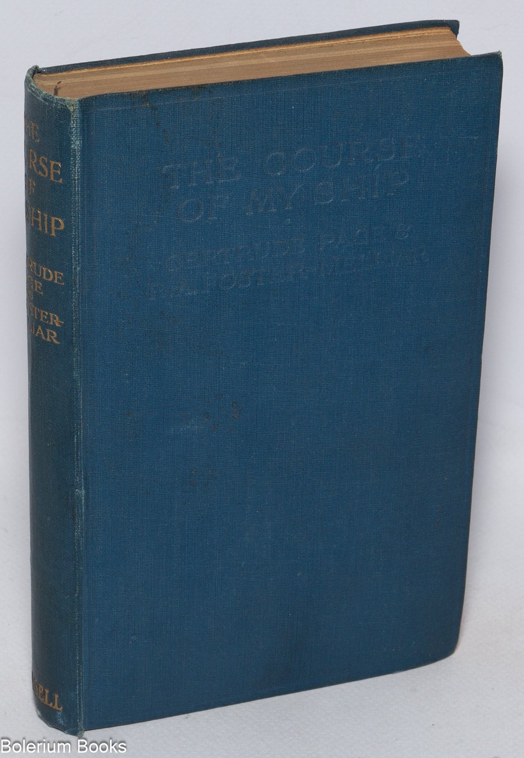 The Course of My Ship | Gertrude Page, Robert Aubrey Foster-Melliar